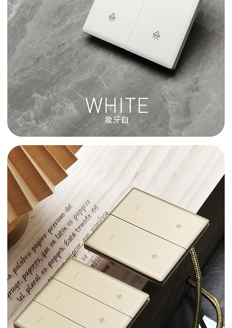 (In stock) New 13A 15A 16A 20A Household light switch, wall power USB ...