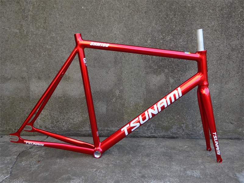 TSUNAMI 2025 New SNM100 Fixed Gear 700c Aluminum Frame and Fork 49cm ...