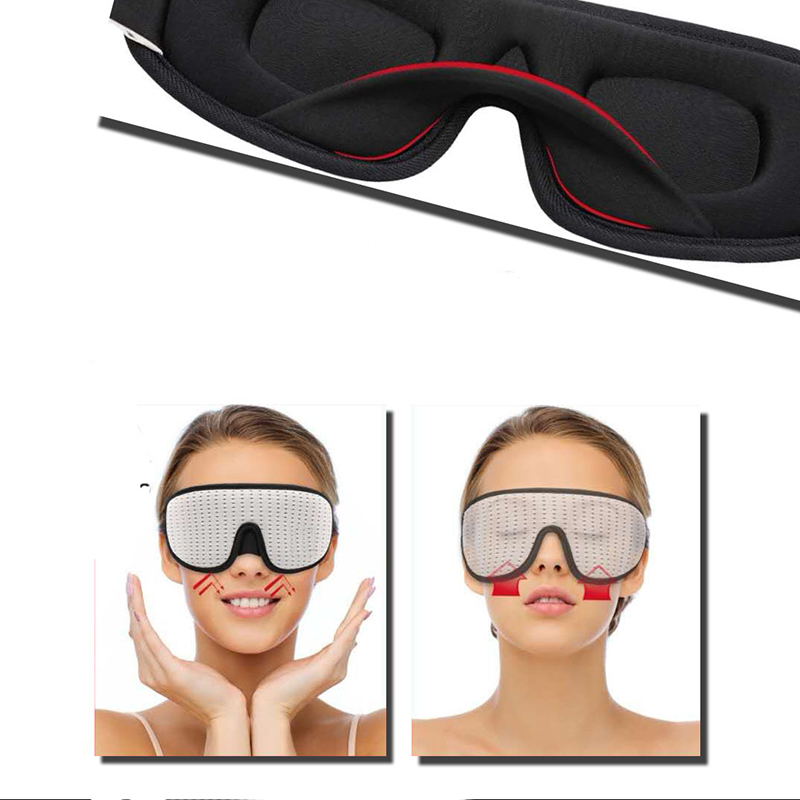 KIPRUN 3D Soft Padded Eye Mask Block Out Light for Sleep, Blindfold ...