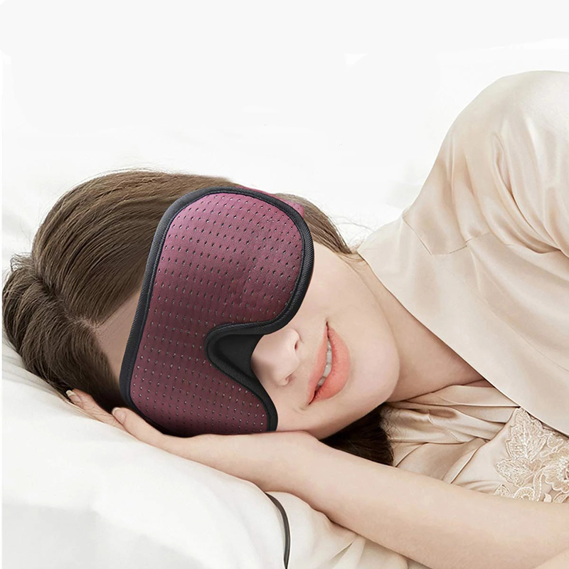 KIPRUN 3D Sleeping Mask Block Out Light Soft Padded Sleep Mask For Eyes ...