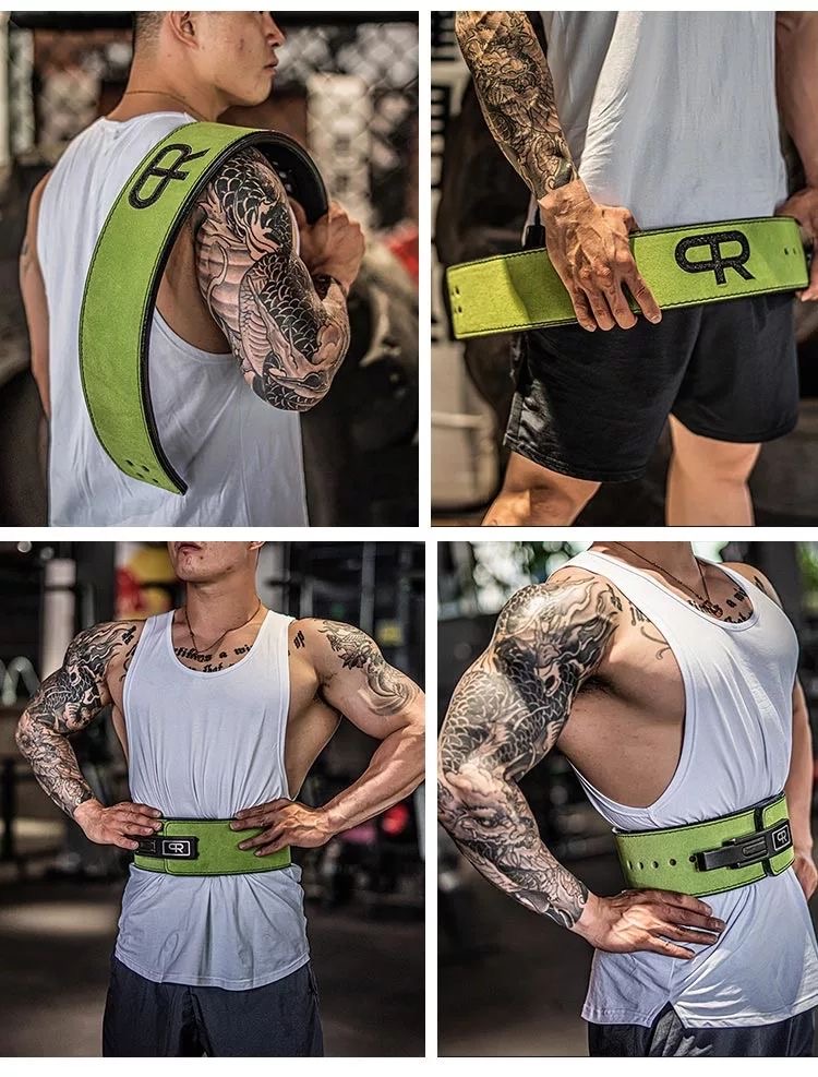 PR Strength Powerlifting Lever Belt - 13mm Power Weight Belt - 10cm ...