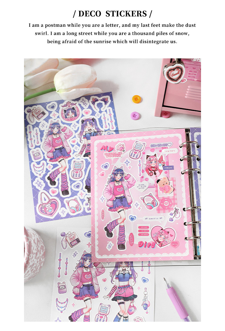 idako pelekat Poket stickers akaun tangan scraping filem bodoh Barbie ...