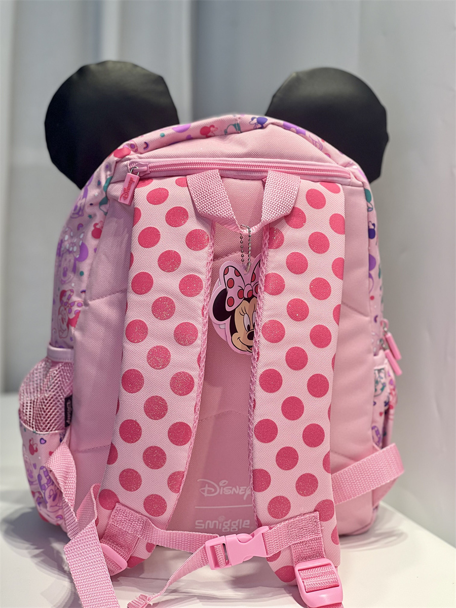 Smiggle Mickey Minnie Mouse Junior Character Hoodie Backpack Mickey ...