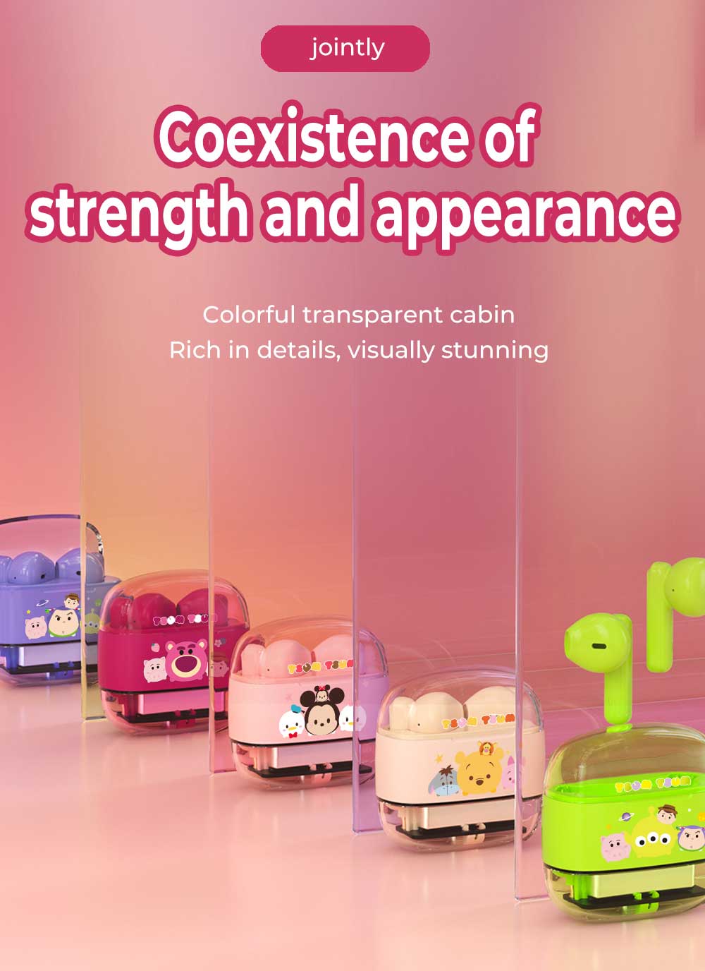 Disney A11 Wireless Earphone Bluetooth 5.3 With Mic TWS Smart Touch ...