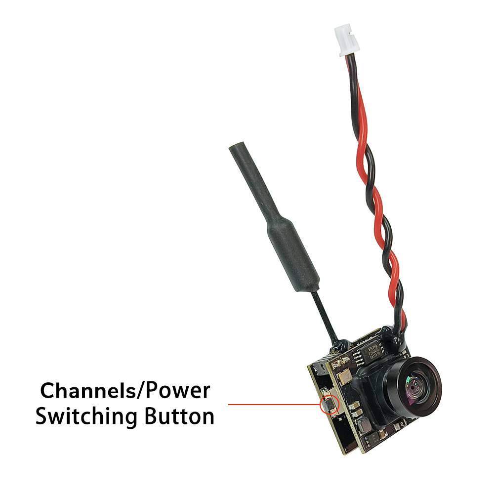 EWRF 800TVL Micro Camera 5.8G 48CH 200mW FOV170 CMOS AIO FPV Camera for ...