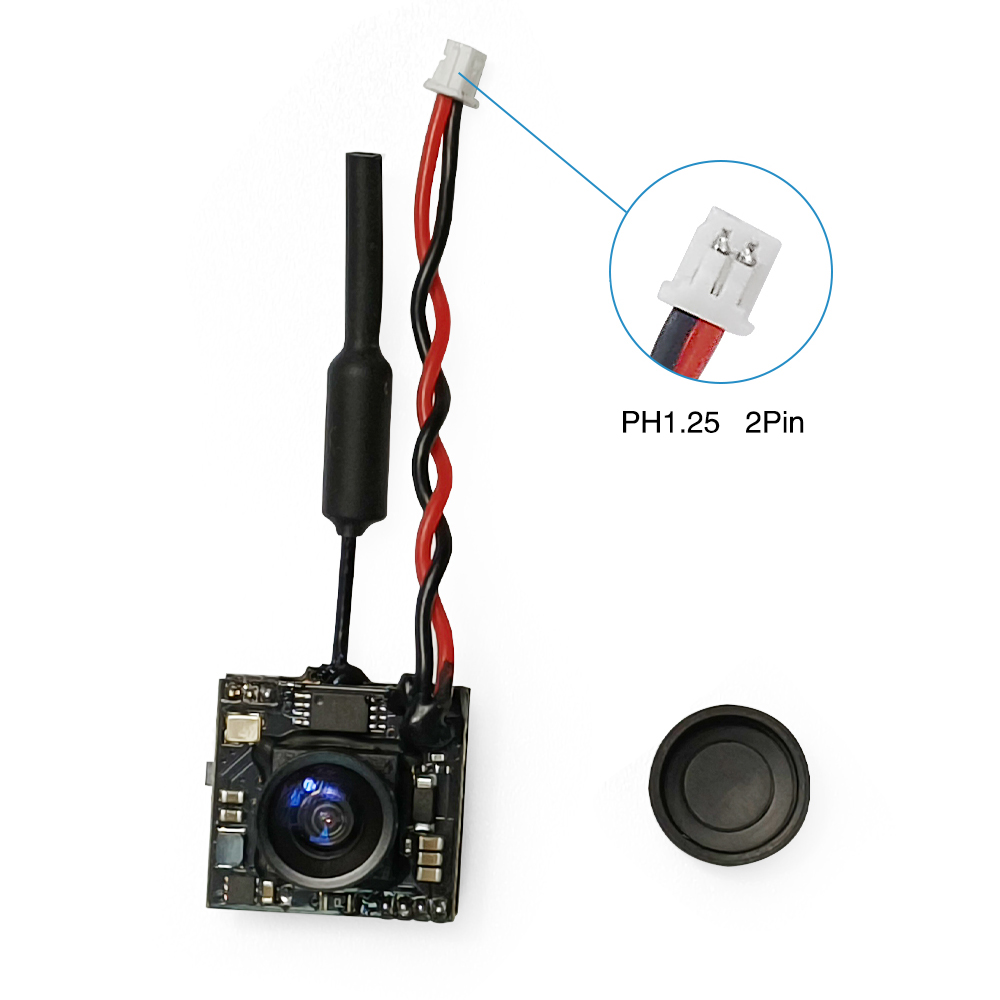 EWRF 800TVL Micro Camera 5.8G 48CH 200mW FOV170 CMOS AIO FPV Camera for ...