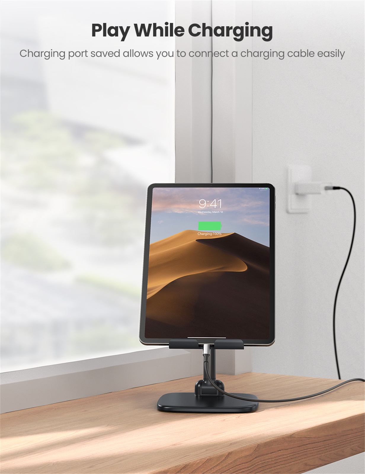 UGREEN Tablet Stand Holder Desktop Adjustable Stan Cell Phone Stand for ...