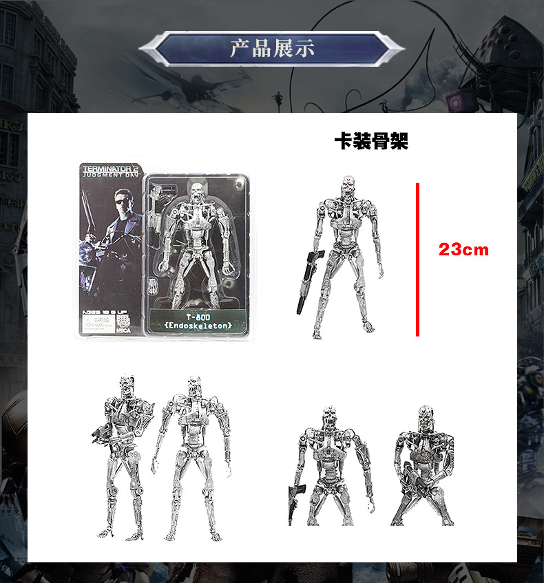 Neca Movie Model Terminator Series T-800 Type Card Pack/Boxed Version 7 ...