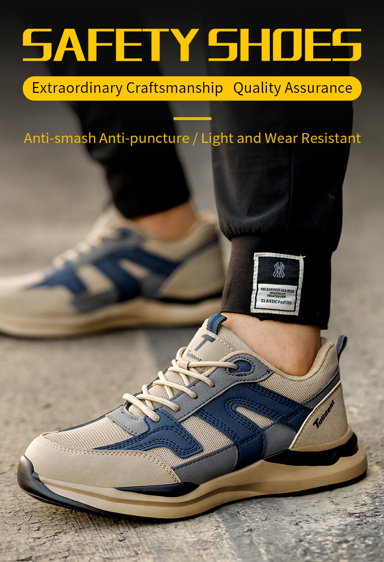 Tulldent Safety Shoes Steel Toe Cap Anti-smashing Anti-piercing ...