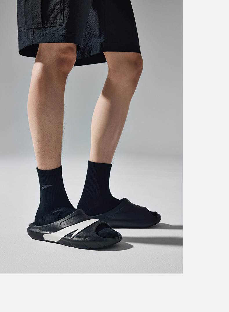 ANTA Men C37 Slipper Anti-Skid Light Walking Beach Sandal Sports Selipar 112338511 Lelaki ...