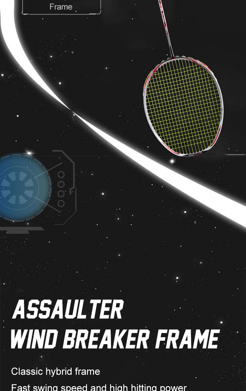 ALP TJ 7U G6 100% Full Carbon Fiber Pro Badminton Racket With Free Tied ...