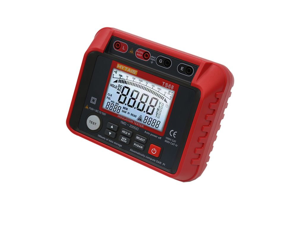 Digital Megohmmeter Insulation Earth Resistance Meter Ohm Voltage ...