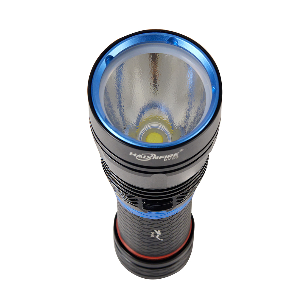HaixnFire DV50 Underwater waterproof electric torch XHP70 Diving ...