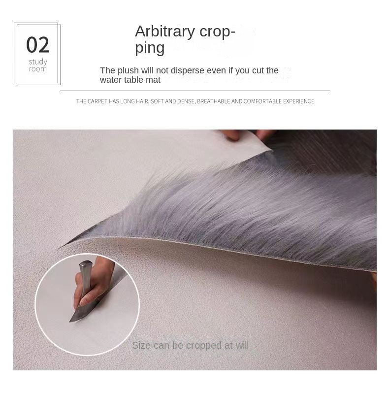 fluffy wool rug White Plush Floor Mat White Plush Karpet Bulu Fluffy ...
