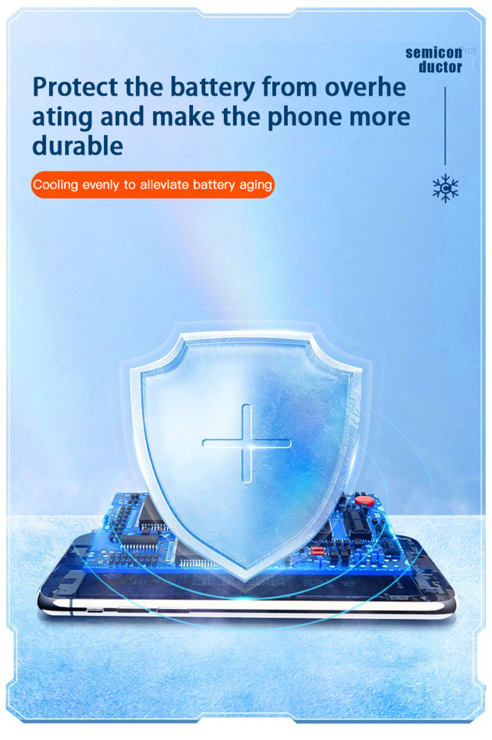 K4 Mobile Phone Radiator With Temperature Digital Display ...