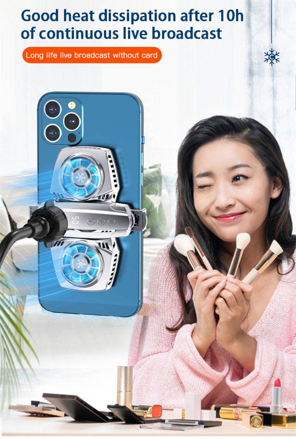 K4 Mobile Phone Radiator With Temperature Digital Display ...