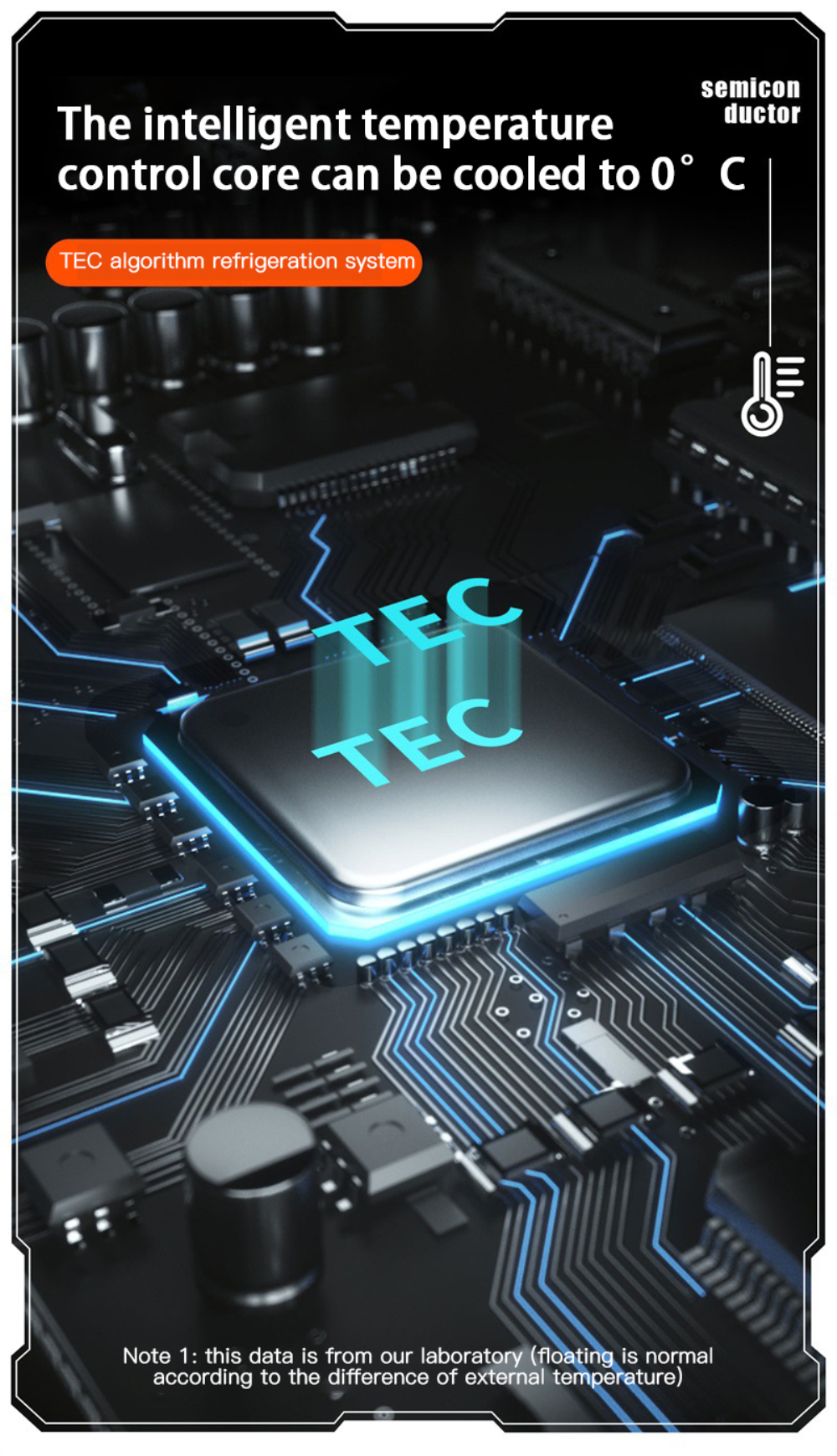 K4 Mobile Phone Radiator With Temperature Digital Display ...