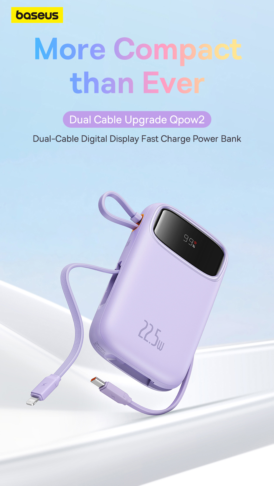【CCC Certified】Baseus Power Bank PD 22.5W/20W Fast Charging 3C ...