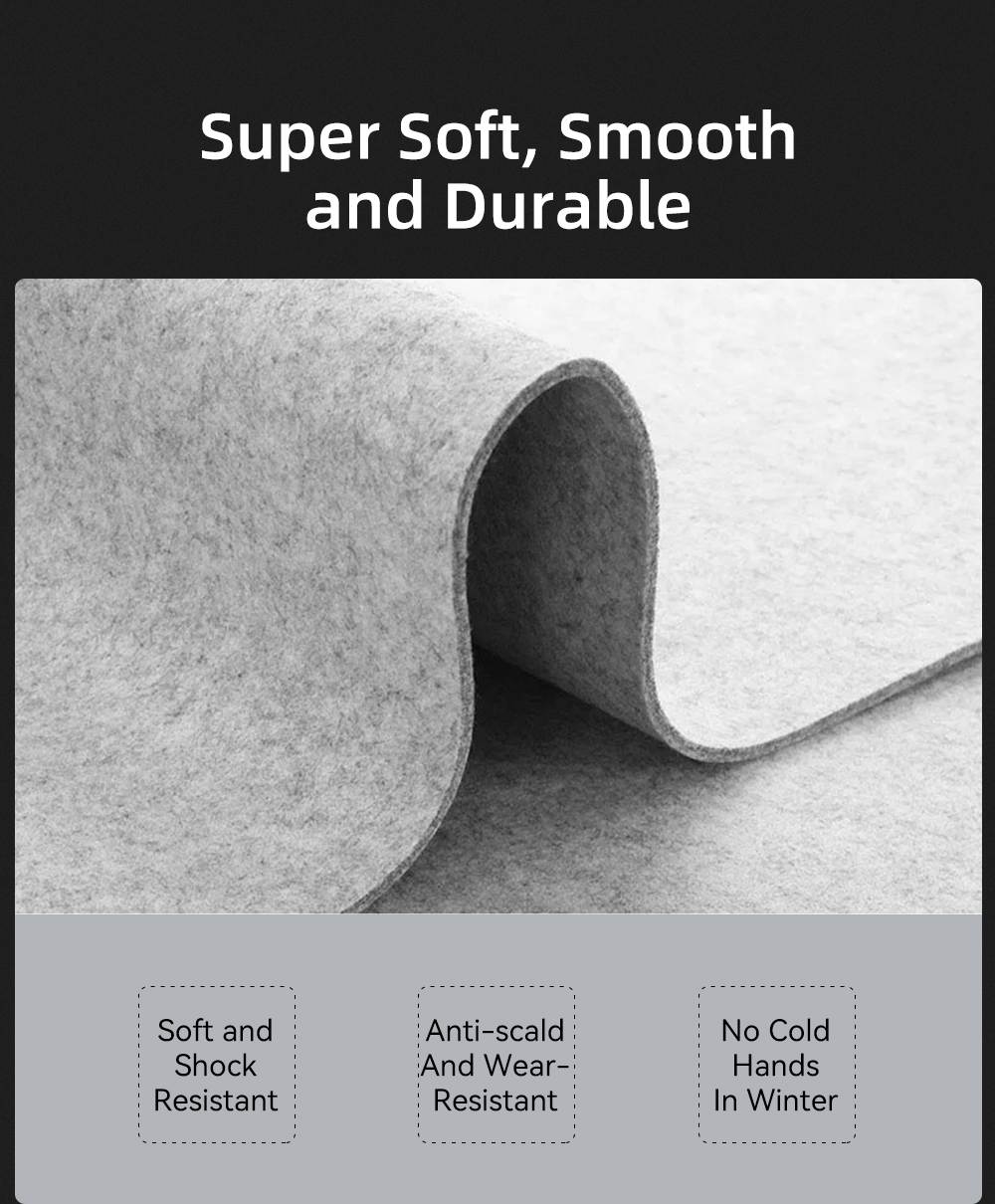 Large Size Office Computer Desk Protector Mat Table Wool Felt Mouse Pad ...