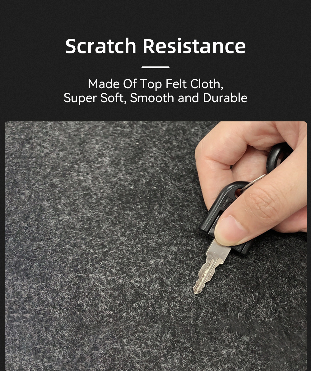 Large Size Office Computer Desk Protector Mat Table Wool Felt Mouse Pad ...