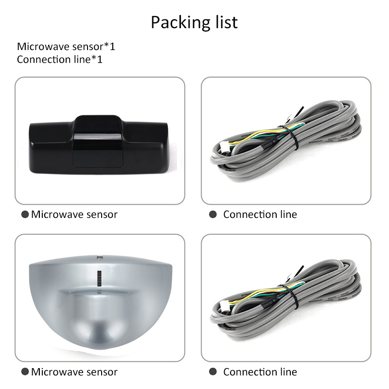 1/Access Control Automatic door microwave sensor infrared sensor ...