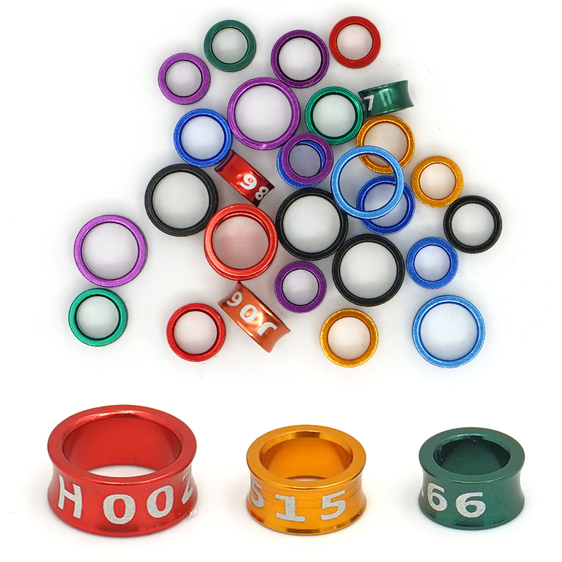 【Ready stock】10 Pcs Love birds foot ring 5mm/6mm/7mm/8mm Bird Foot Ring ...
