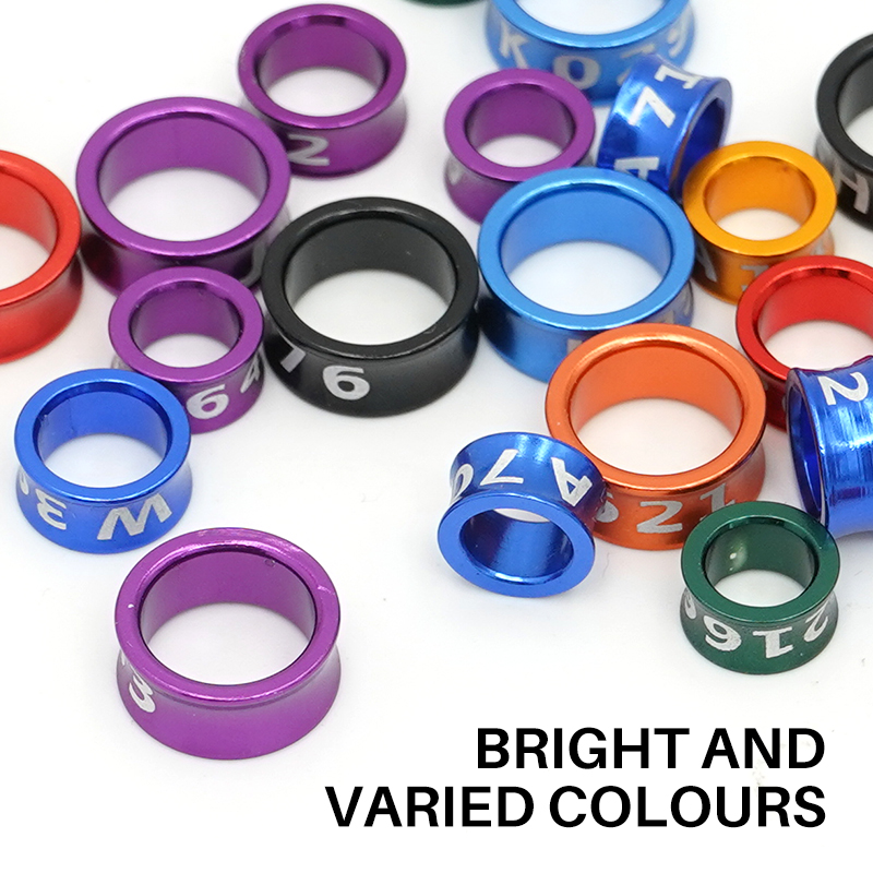 【Ready stock】10 Pcs Love birds foot ring 5mm/6mm/7mm/8mm Bird Foot Ring ...