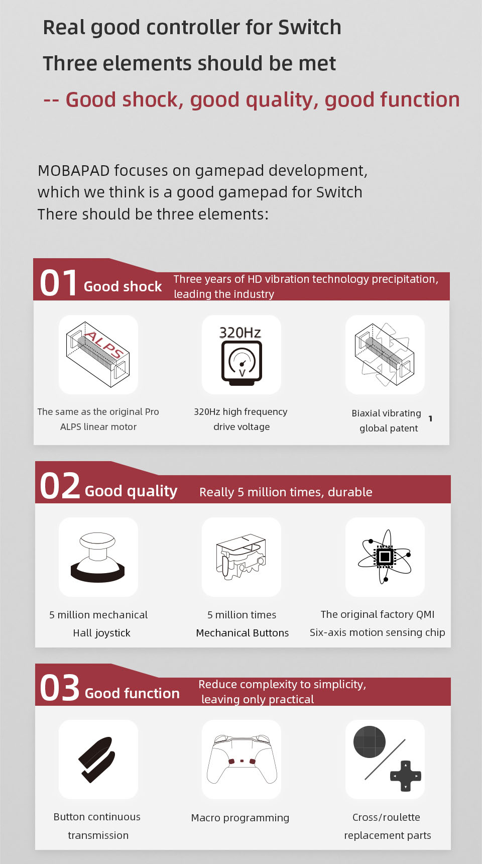 MOBAPAD New CHITU HD Mechanical controller ALPS linear motor,Hall ...