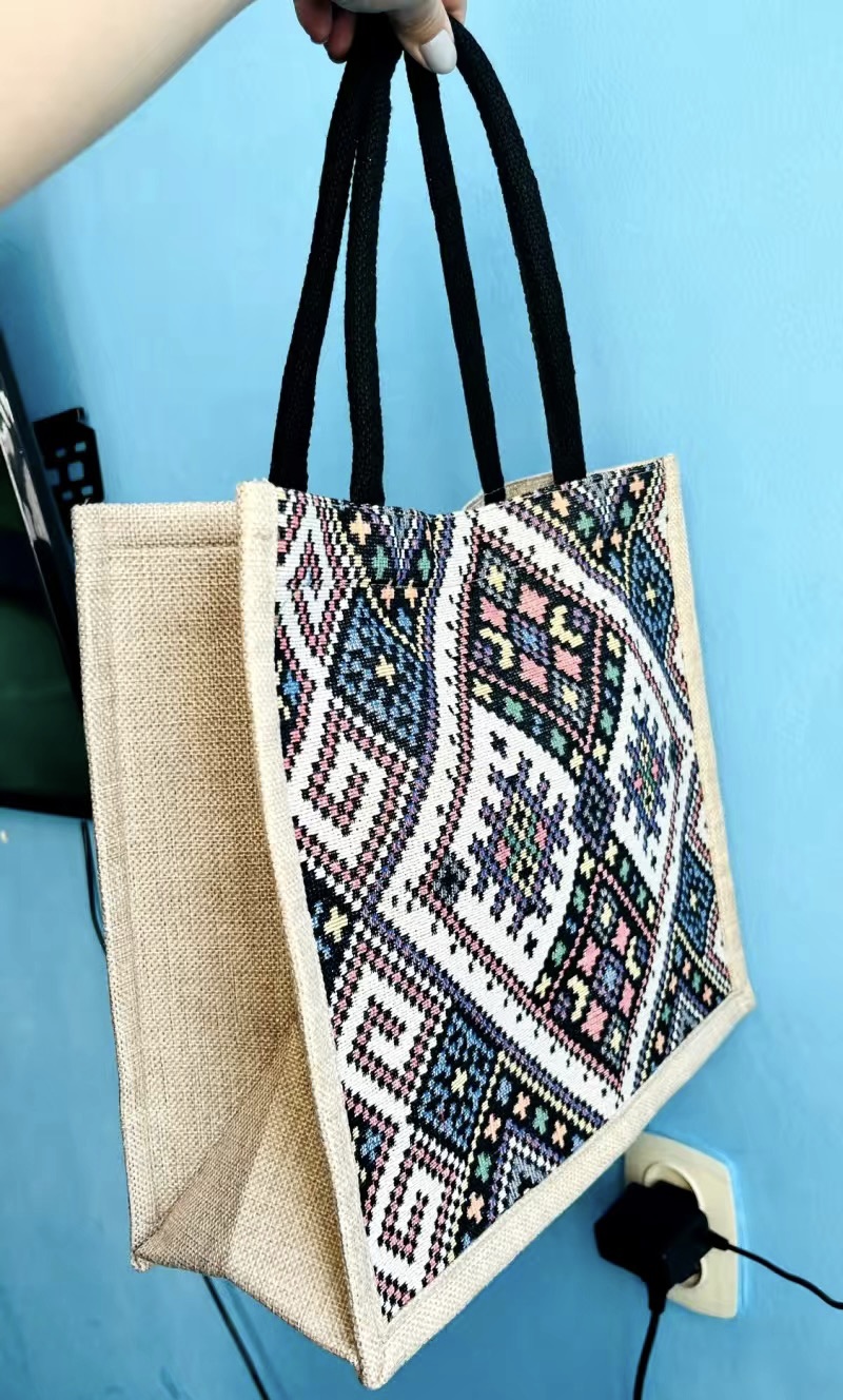 High School Students Class Bag Female 2023 New Style Ethnic Canvas ...