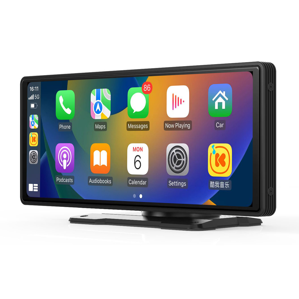 10.26 Inch Wireless Carplay Monitor IPS Screen Display Full Touch ...
