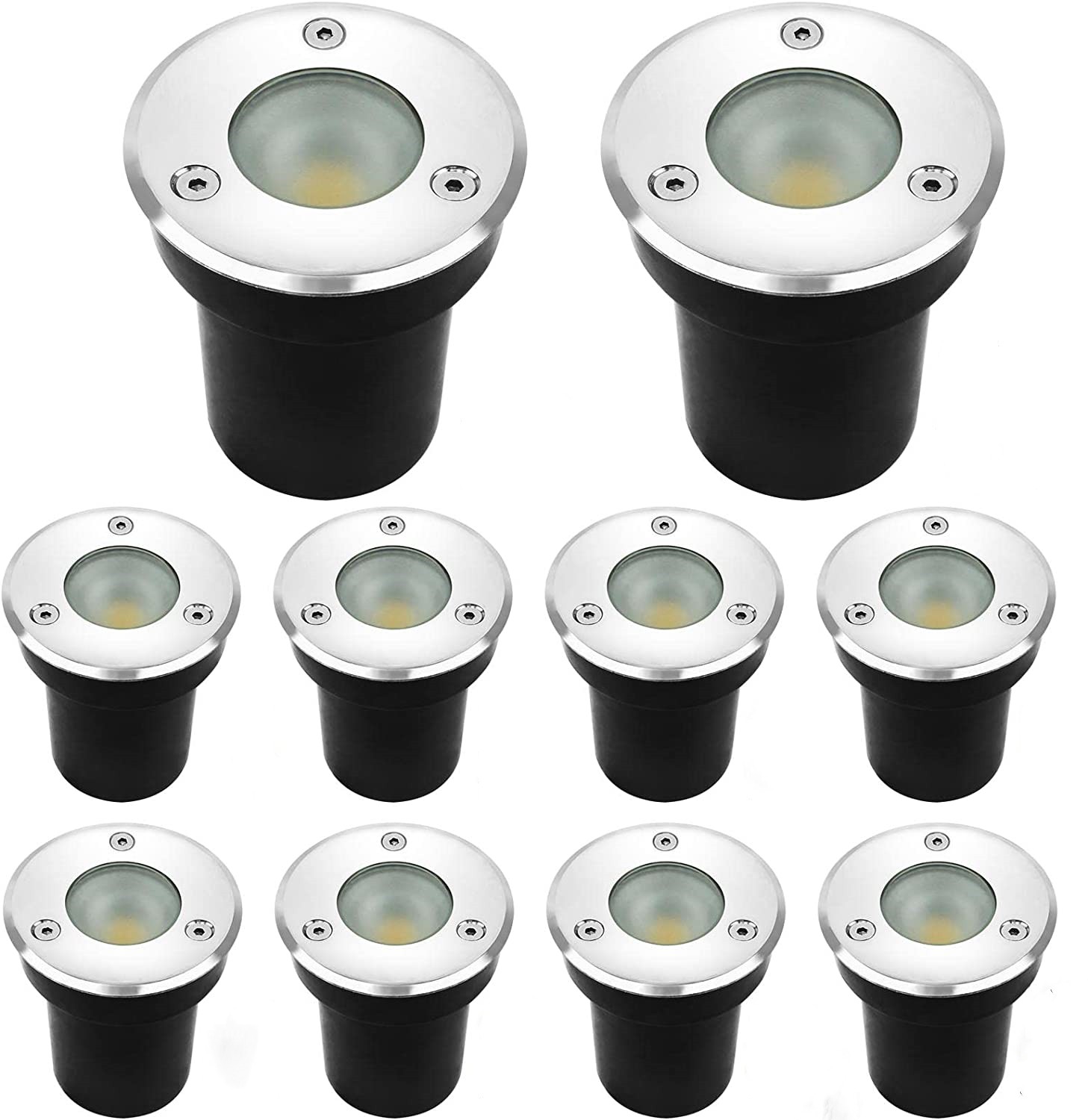 1PCS Anti-Glare LED Underground Lamp 5W Eyelid Inground Uplight IP67 ...