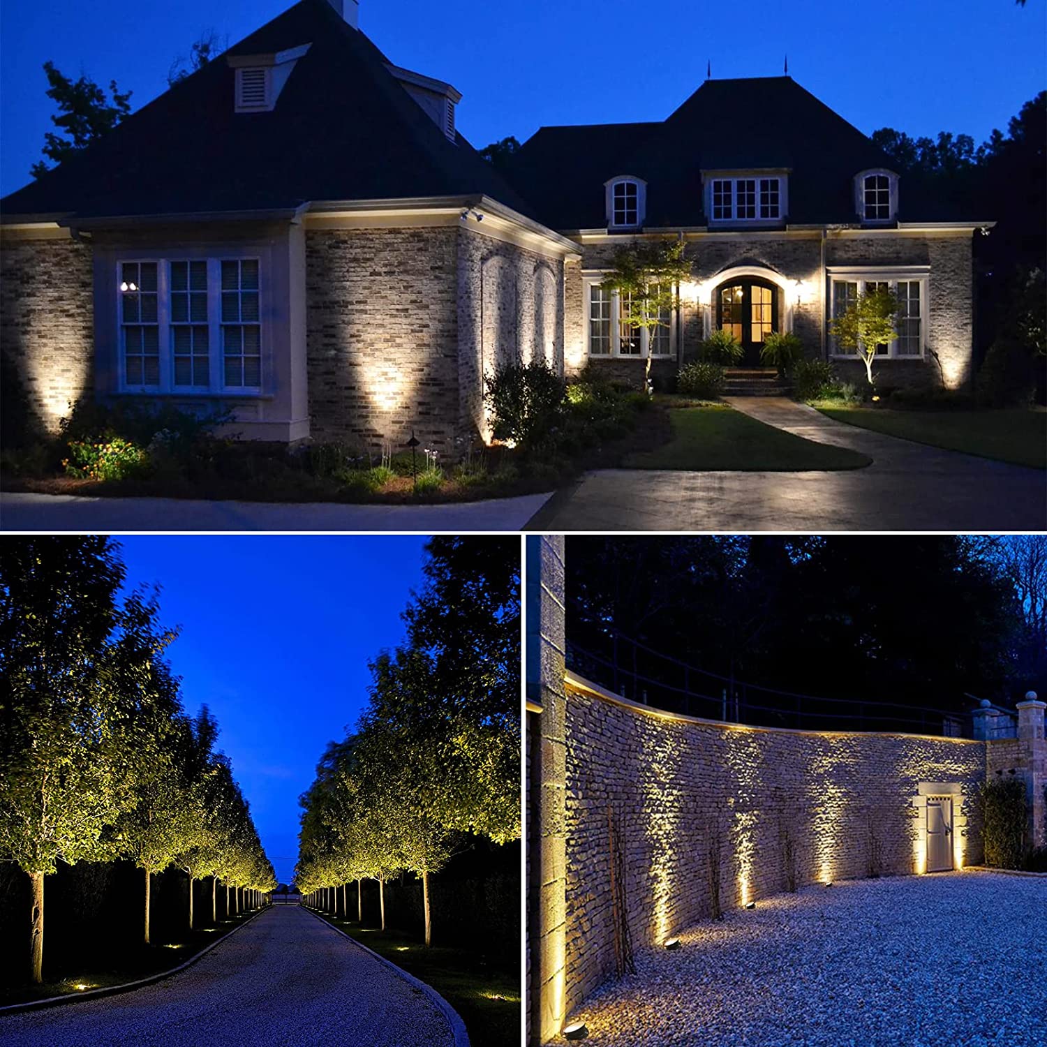1PCS Outdoor LED In Ground Spot Light Honeycomb IP67 10W 12V 110V 220V ...