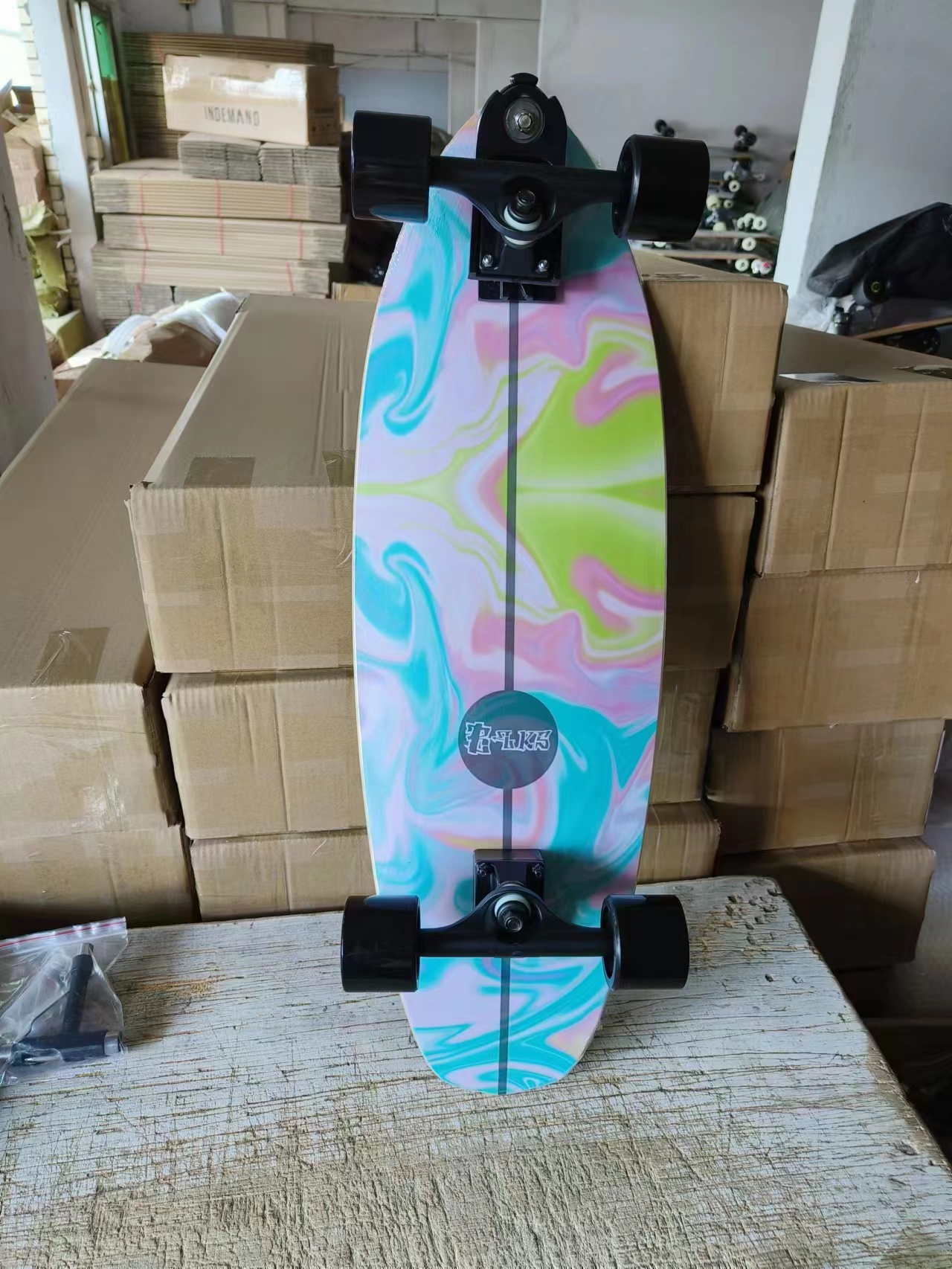 BLKS Surf Skateboard 32inch P7 Surfskate Pumping Cruiser Super board ...