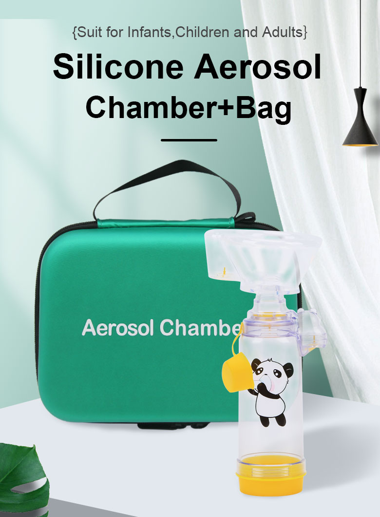 Canack Aerosol Chamber Silicone Aerosol Inhaler Chamber Nebulization ...
