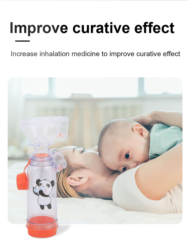 Canack Aerosol Chamber Silicone Aerosol Inhaler Chamber Nebulization ...