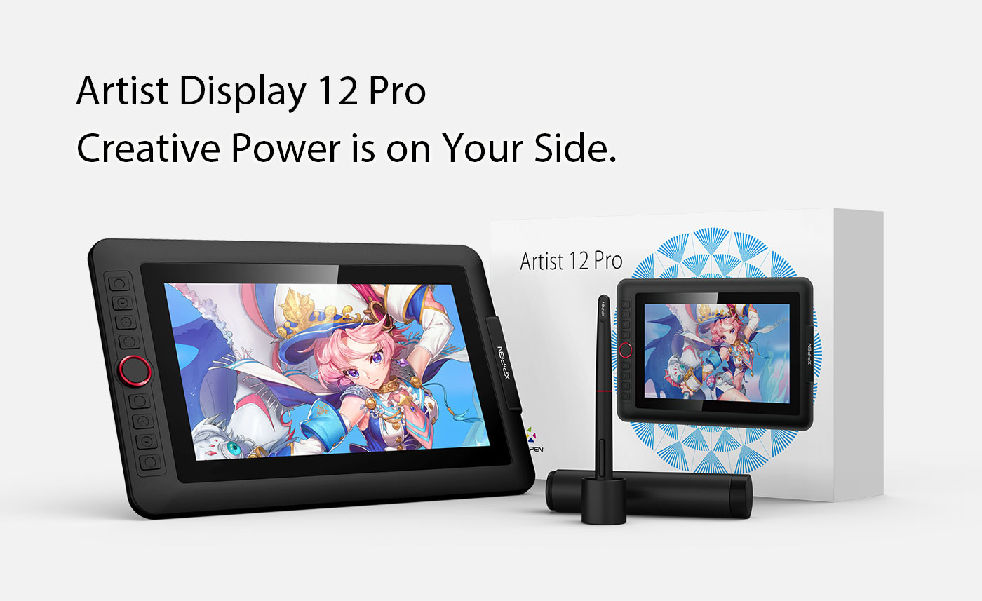 XPPen Artist 12 Pro Digital Graphics Drawing Monitor Pen Display ...