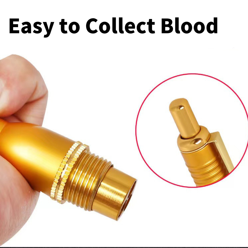 3Pin Lancing pen+150pcs 28G Lancing Device for Cupping Acupuncture ...
