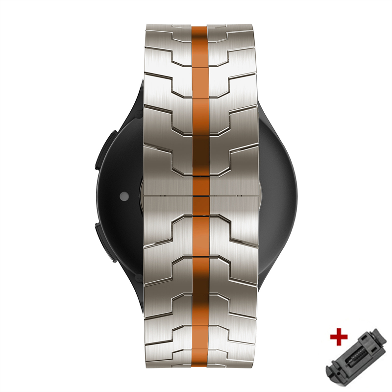 20 22mm New Titanium Color Strap For Huawei Watch 4 Pro GT3 46mm For ...