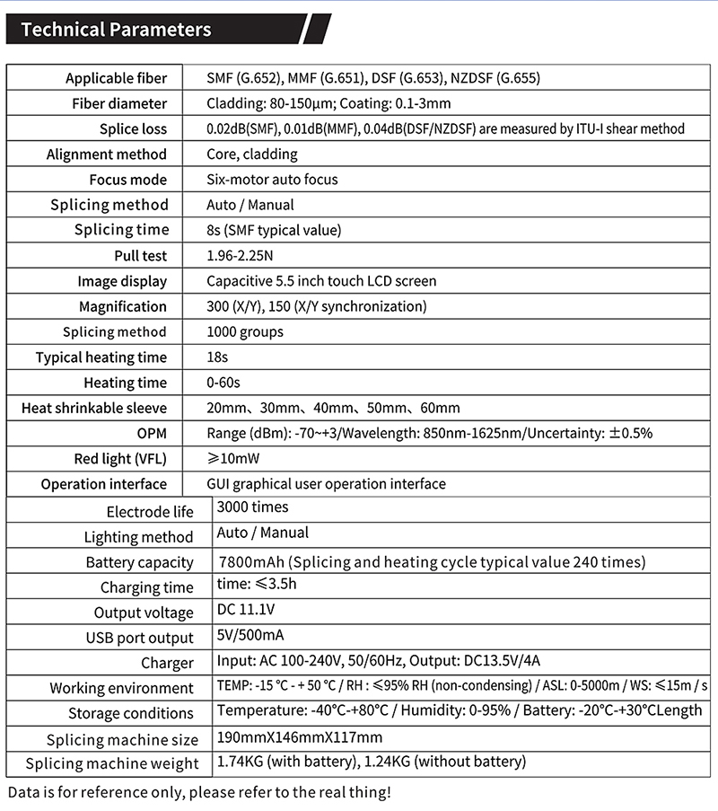 COMPTYCO AUA-70F full-automatic touch screen optical fiber fusion ...