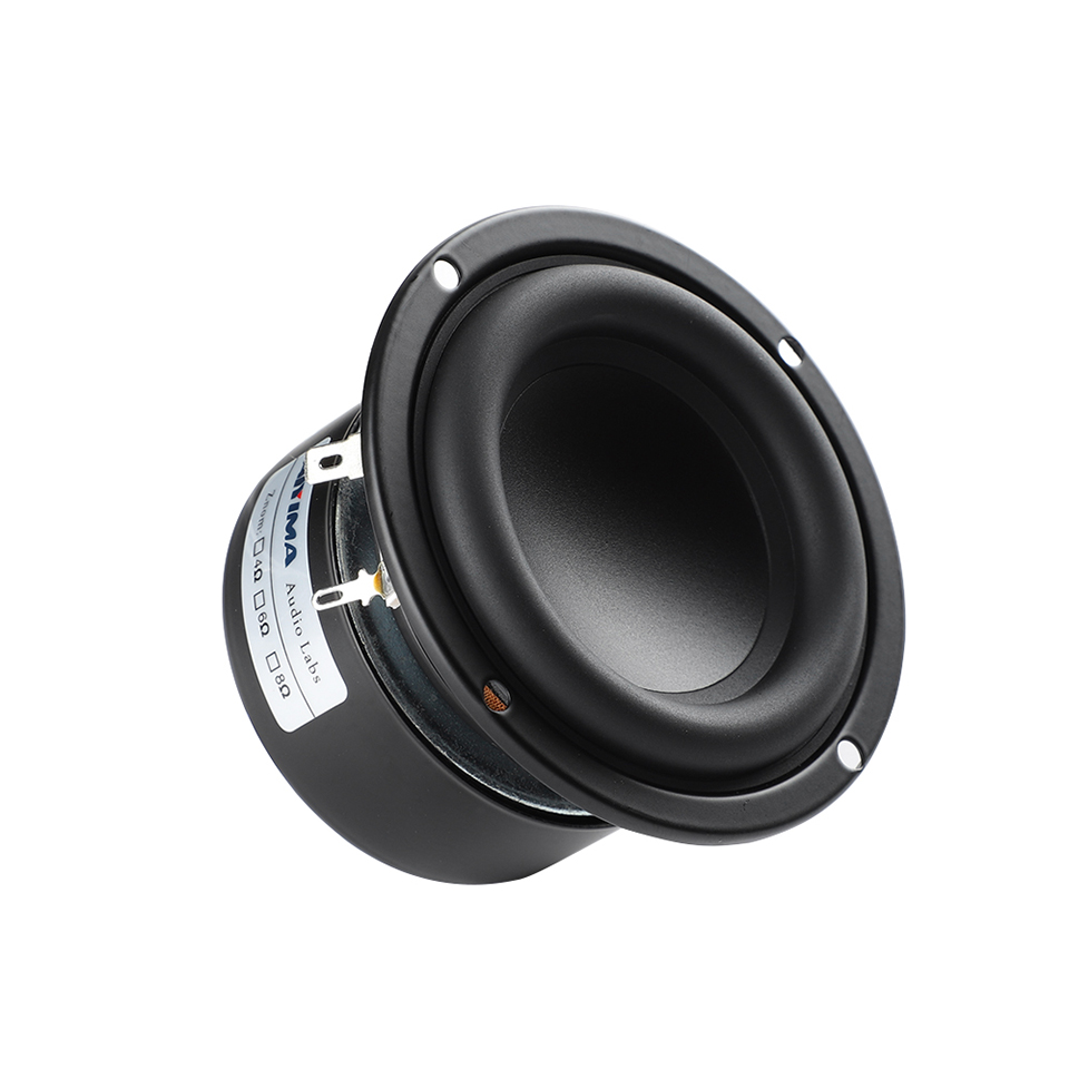 AIYIMA 3 Inch Subwoofer Speaker 4/8 Ohm 25W Small Steel Cannon Audio ...
