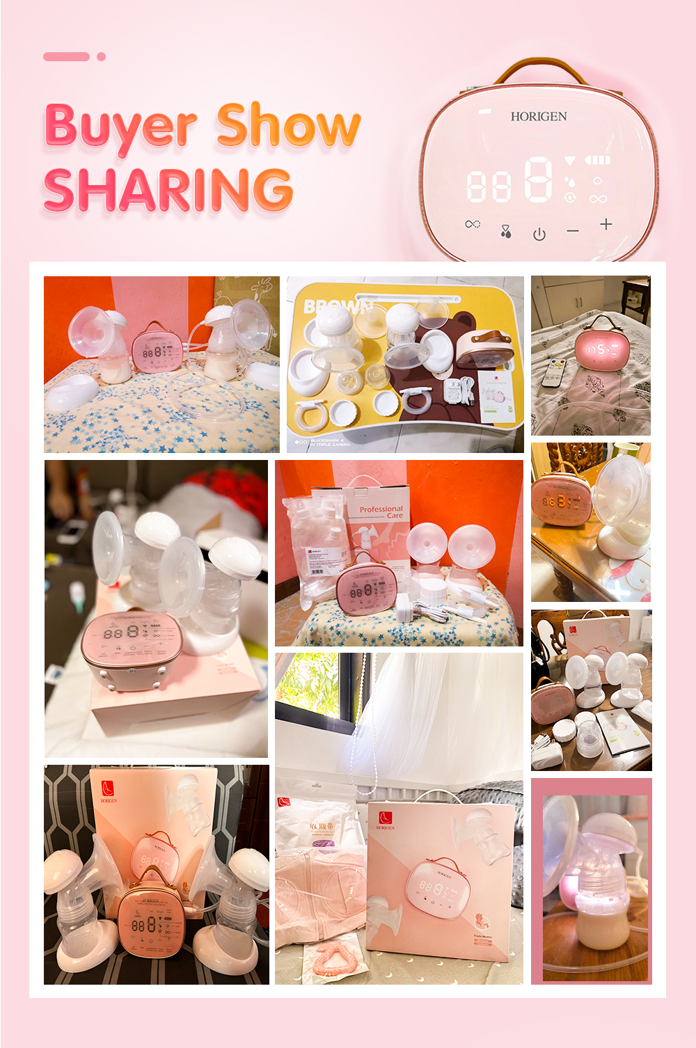 [Ready Stock] Horigen Little Telly Hospital Grade 3D Double Electric ...