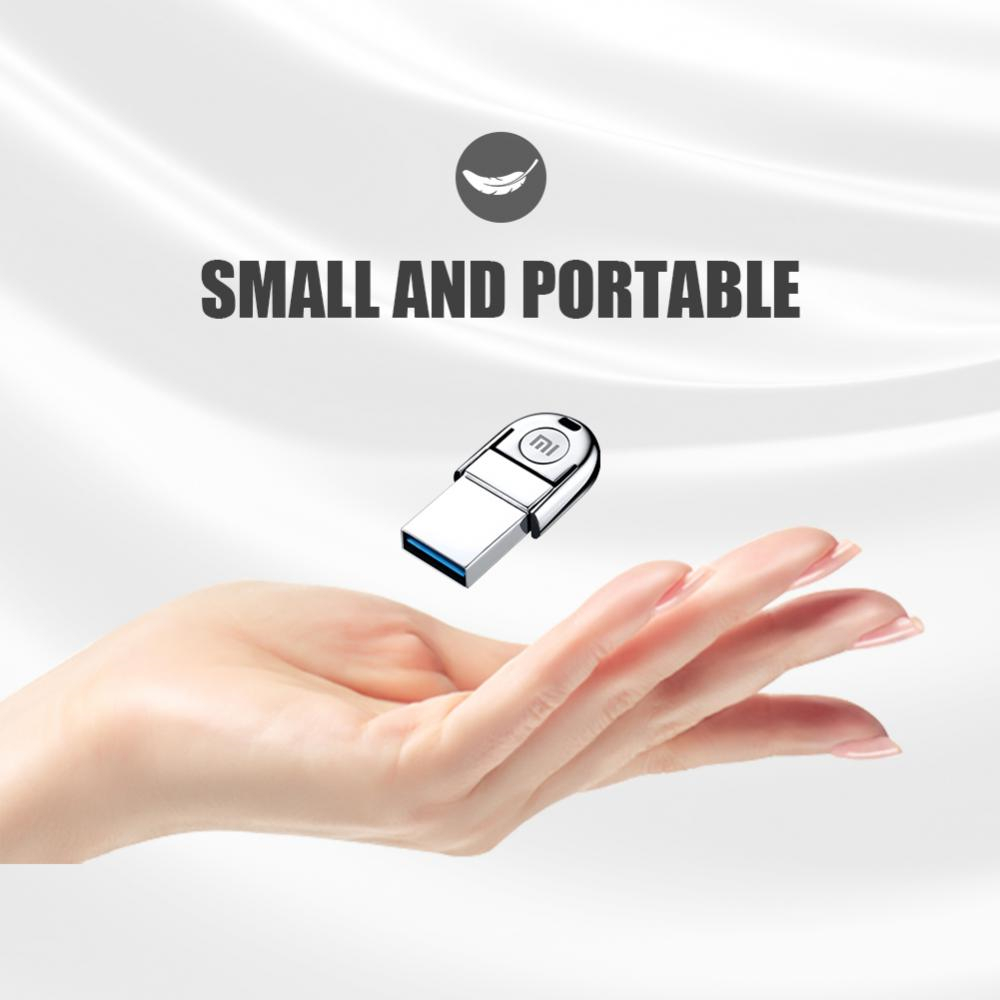 XIAOMI 2TB USB Flash Drives 2-IN-1 High Speed Pen Drive Mental Usb 1TB ...
