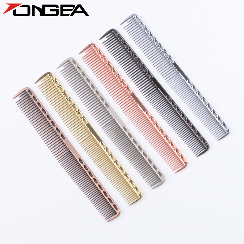 Ready Stock Aluminum Combs Anti-static Fashion Salon Beauty Combs Home ...