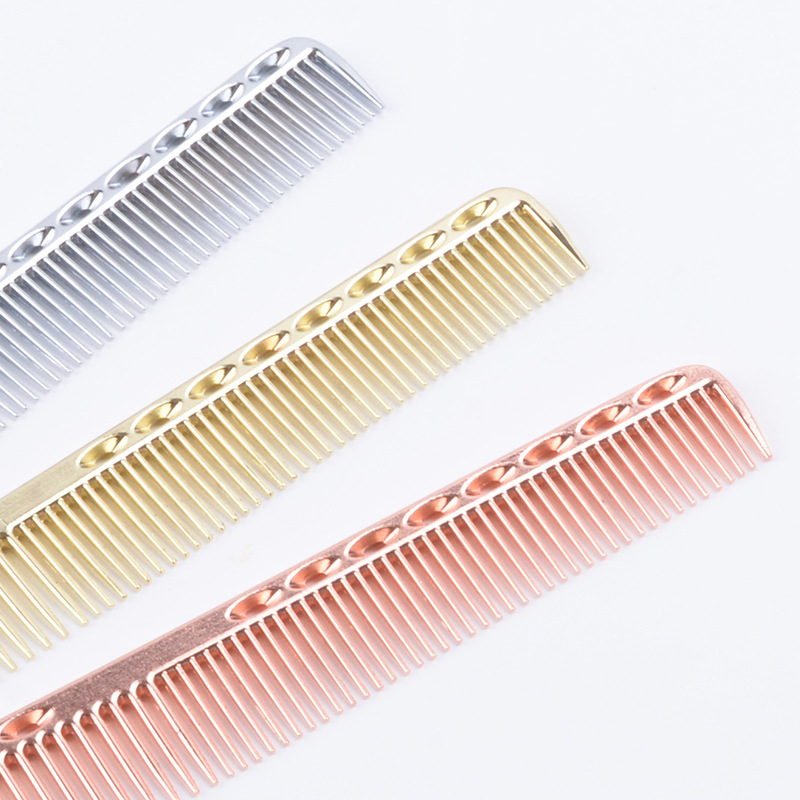 Ready Stock Aluminum Combs Anti-static Fashion Salon Beauty Combs Home ...