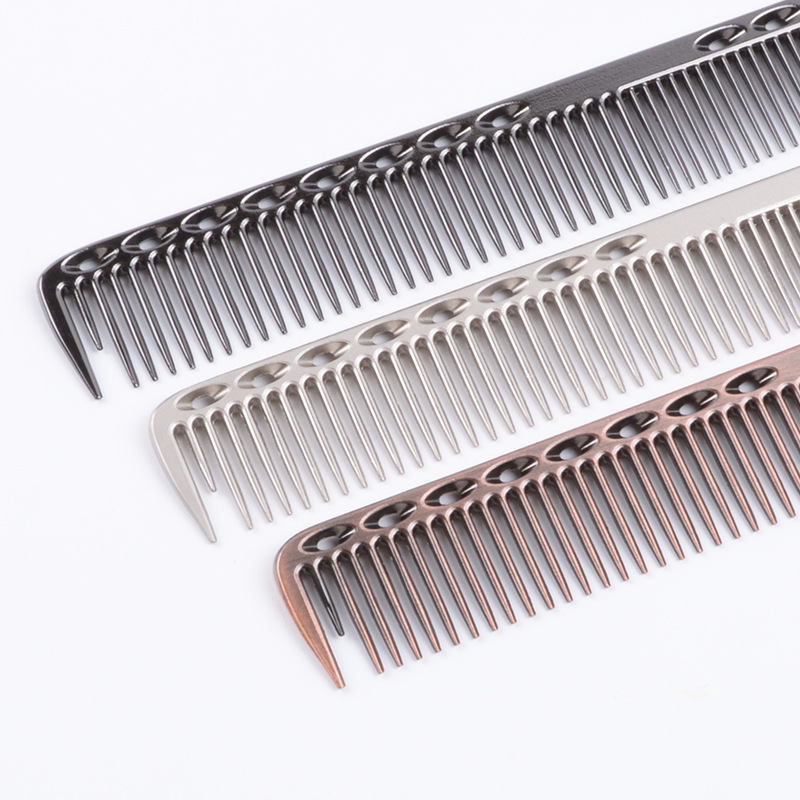 Ready Stock Aluminum Combs Anti-static Fashion Salon Beauty Combs Home ...