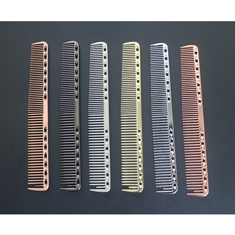 Ready Stock Aluminum Combs Anti-static Fashion Salon Beauty Combs Home ...