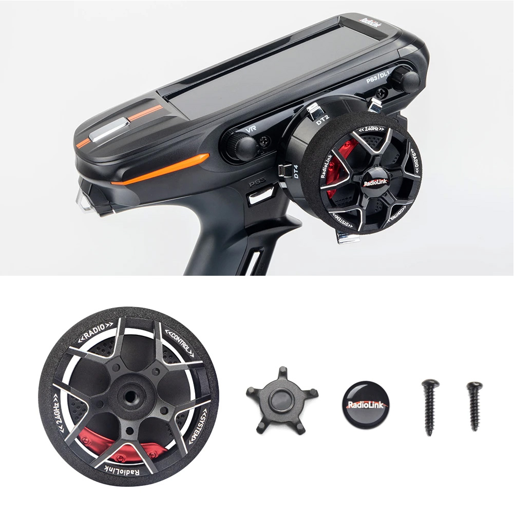 Radiolink Transmitter Alloy Steering Wheel for RC8X RC6GS RC4GS RC Car ...