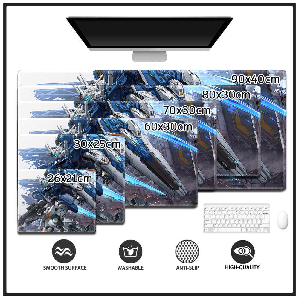 Gundam Aerial Customised Mouse Pad Gaming Table Mat Stitched Edge ...