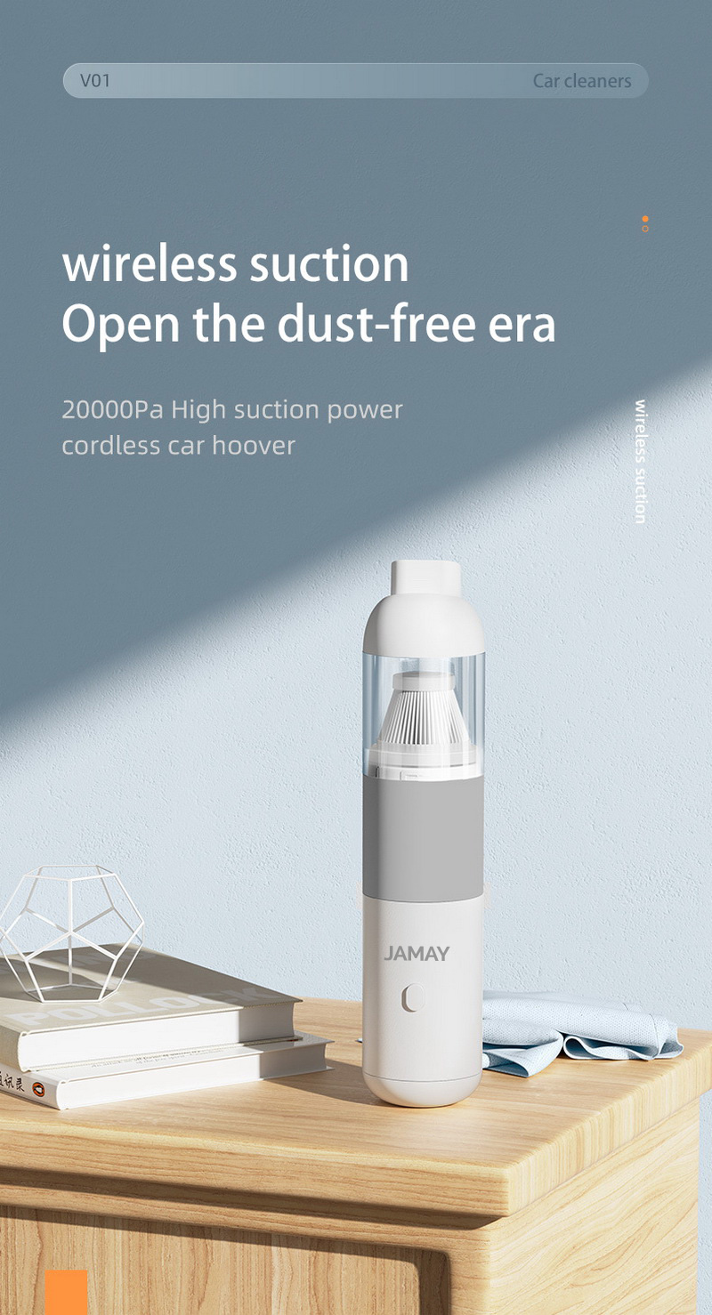 JAMAY V01 20000Pa Car Vacuum Portable Vacuum Cleaner/Cordless Vacuum ...