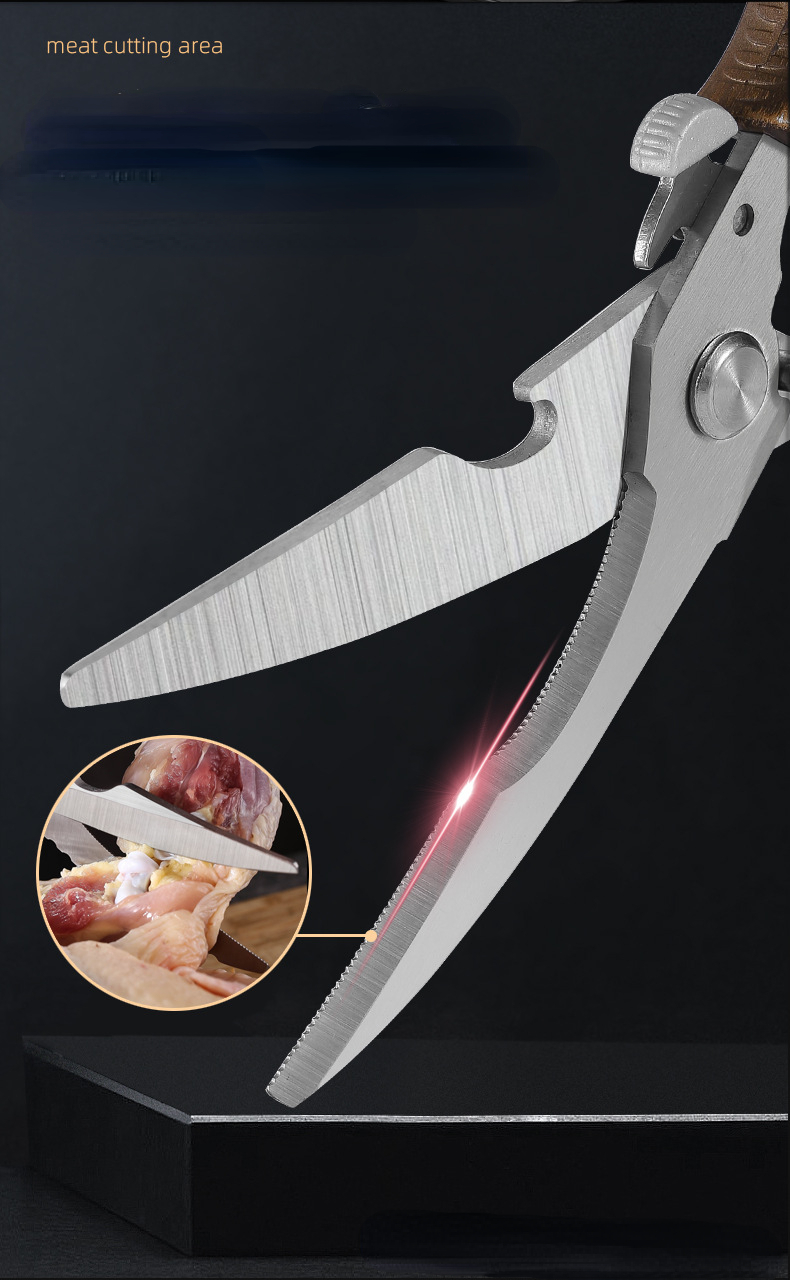 Kitchen Scissors Household Multifunctional Stainless Steel Large ...